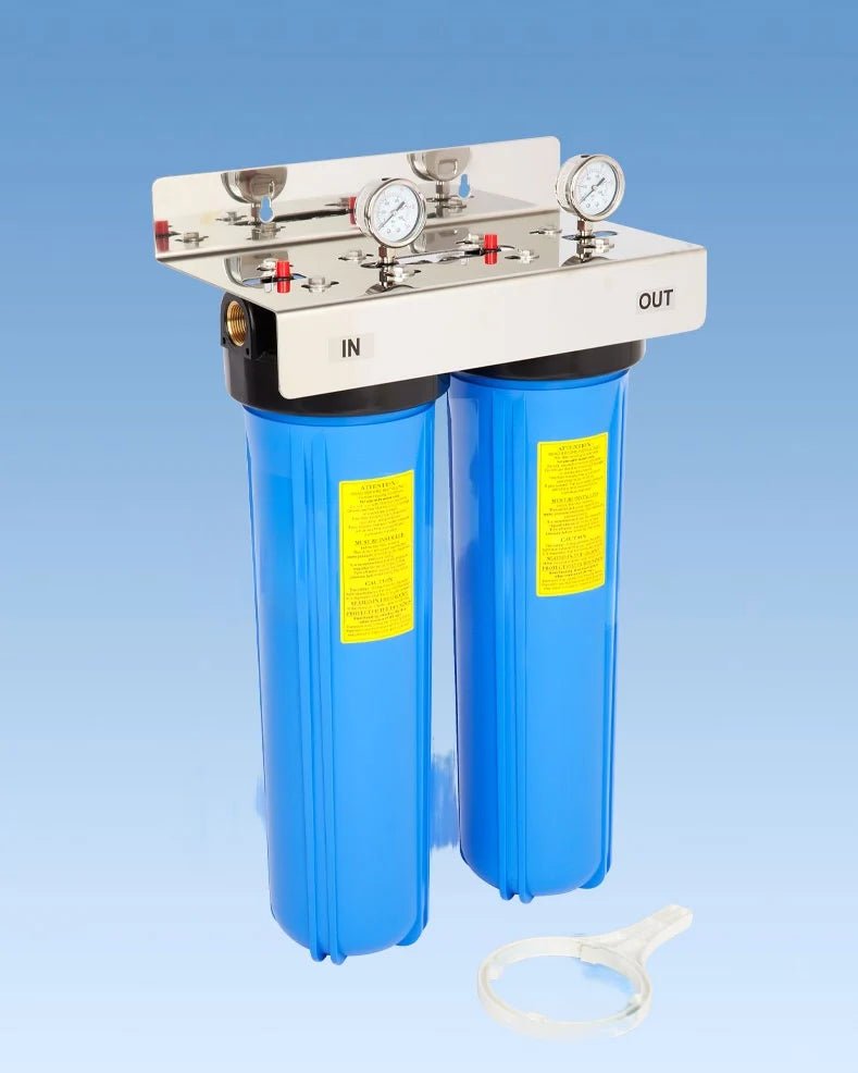 WFW Twin 20" Big Blue Whole Home Filter System from $649 – Installed Today